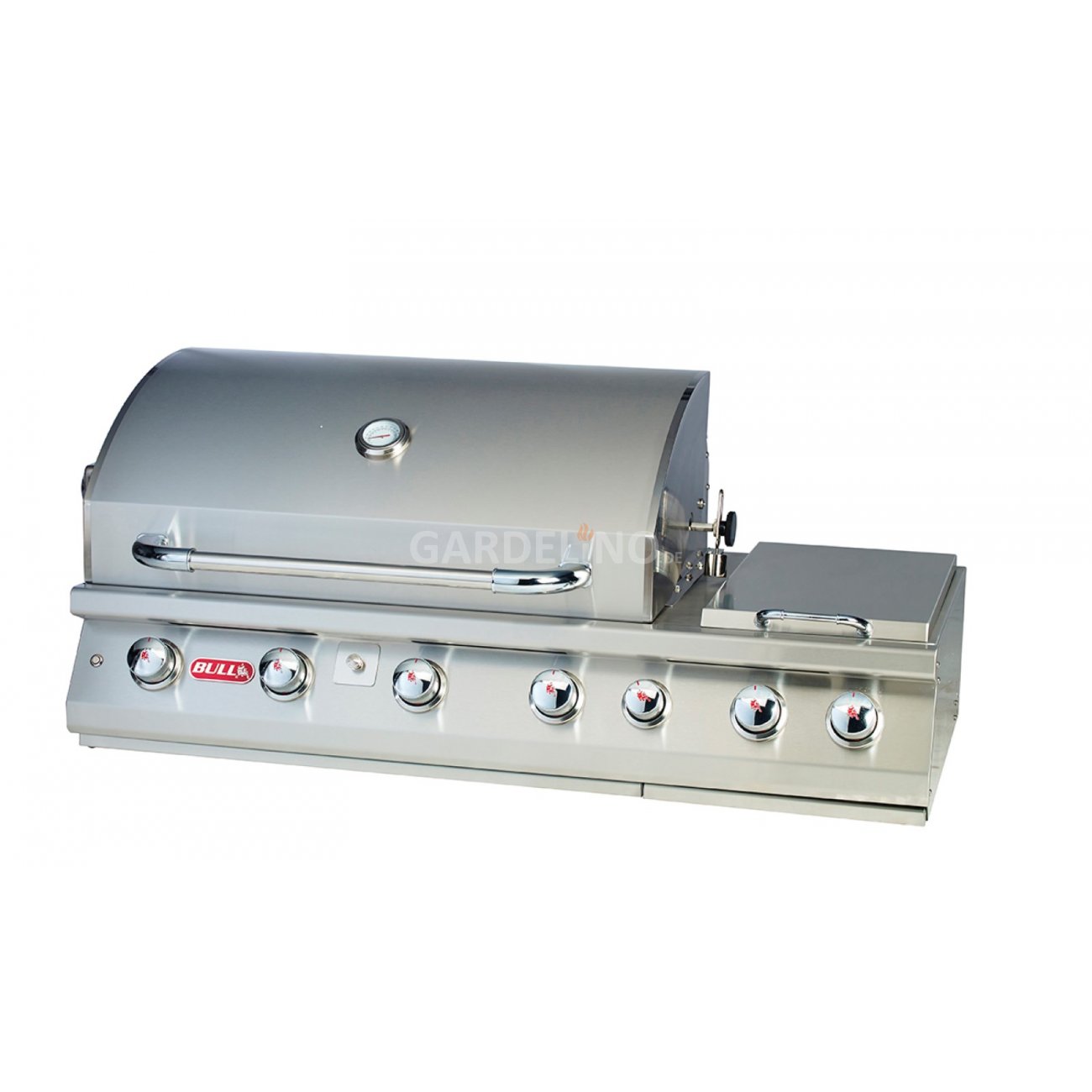 Bull BBQ 7 Brenner Einbau Gasgrill mit optionaler Infrarot Zone