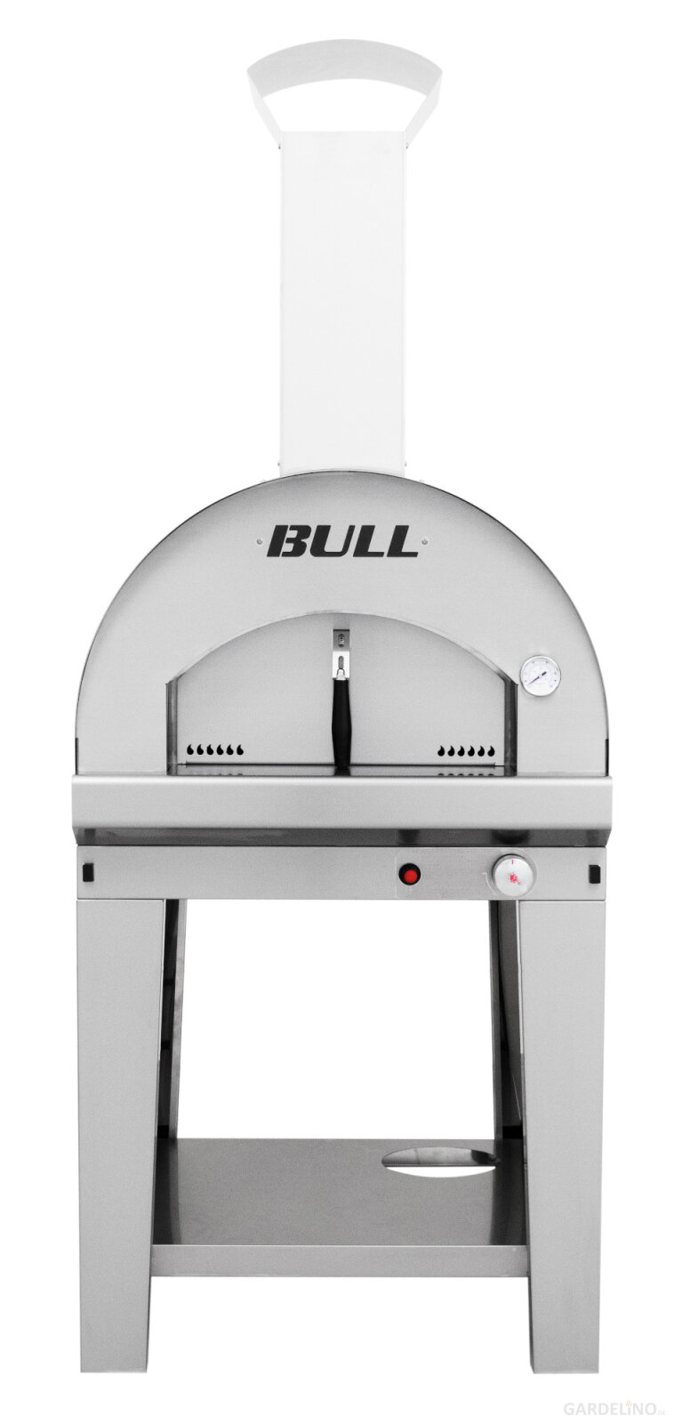 Mobiler Gas-Pizzaofen aus Edelstahl Bull BBQ